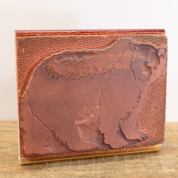 Geyer | Office | Vintage Grizzly Bear Stamp 4 Geyer Industrial Aids ...